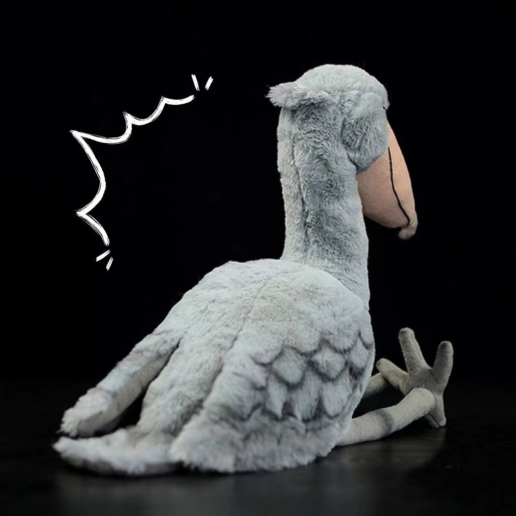 Simulation Shoebill Animal Plush Model, Simulation Shoebill Animal Doll ...