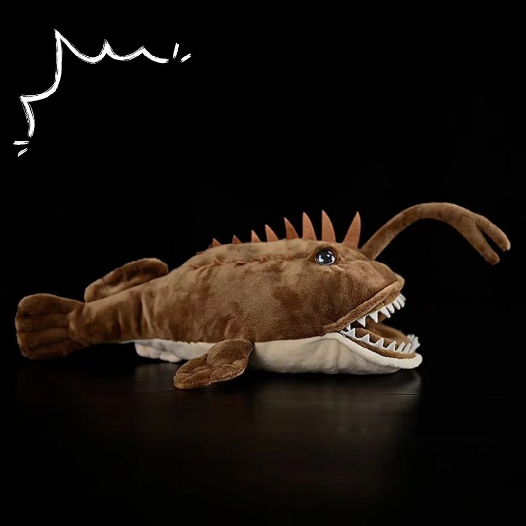 Ugly Simulated Angler Fish Figure, Angler Fish Figure, Deep-sea Fish ...
