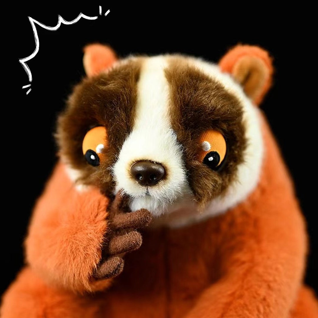Simulated Loris Plush Toys, Cute Slow Loris Dolls, Simulated Mollusk ...