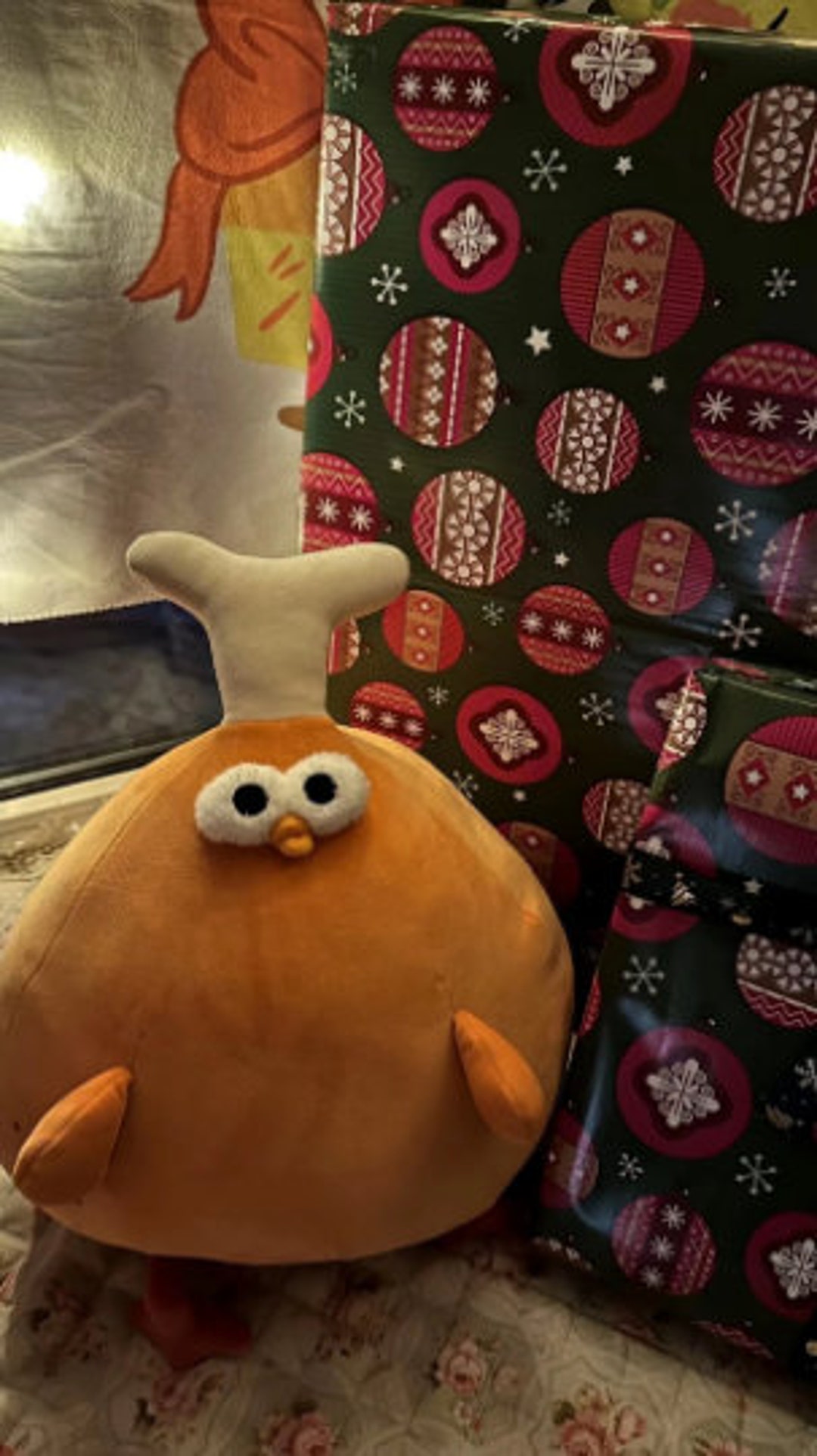 Chicken Leg Doll, Chicken Doll, Cute Chicken Leg Pillow, Orange Plush ...