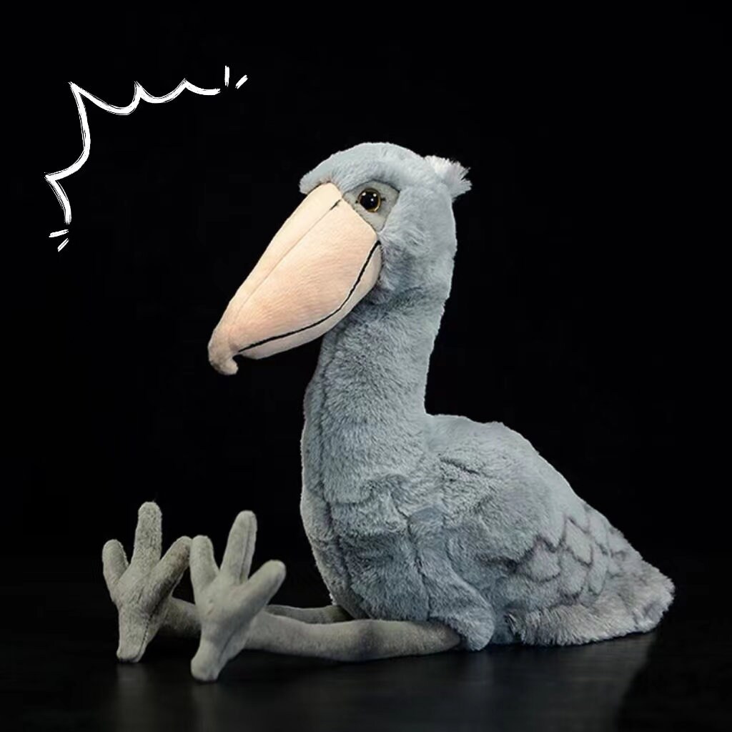 Simulation Shoebill Animal Plush Model, Simulation Shoebill Animal Doll ...