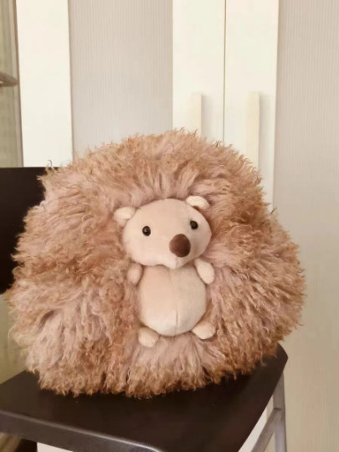 Messy Hedgehog Doll Cute Hedgehog Doll Plush Doll Brown Hedgehog Doll ...