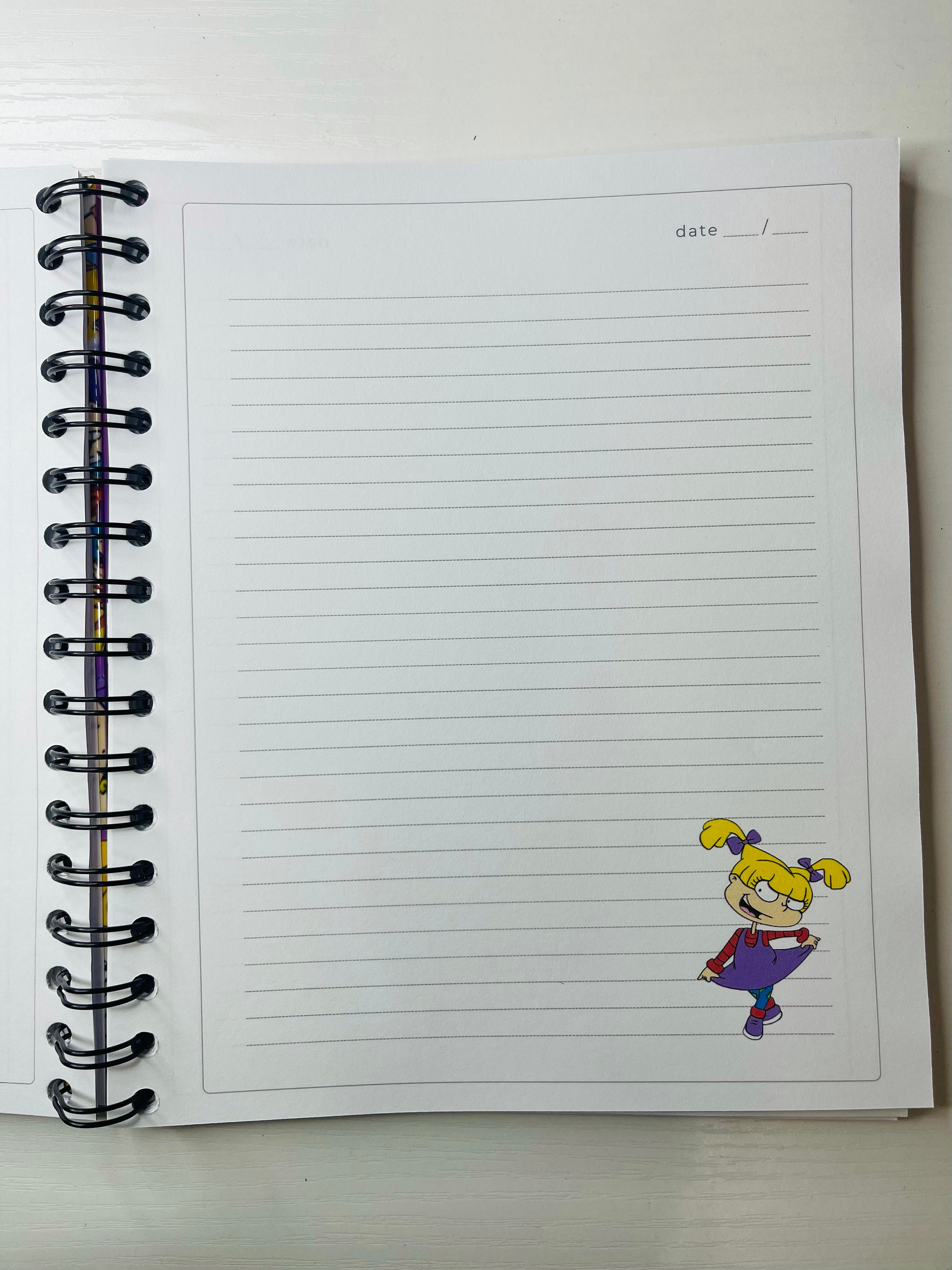 Hardcover Notebook Nickelodeon, Vintage Rugrats Spiral Notebook - Etsy