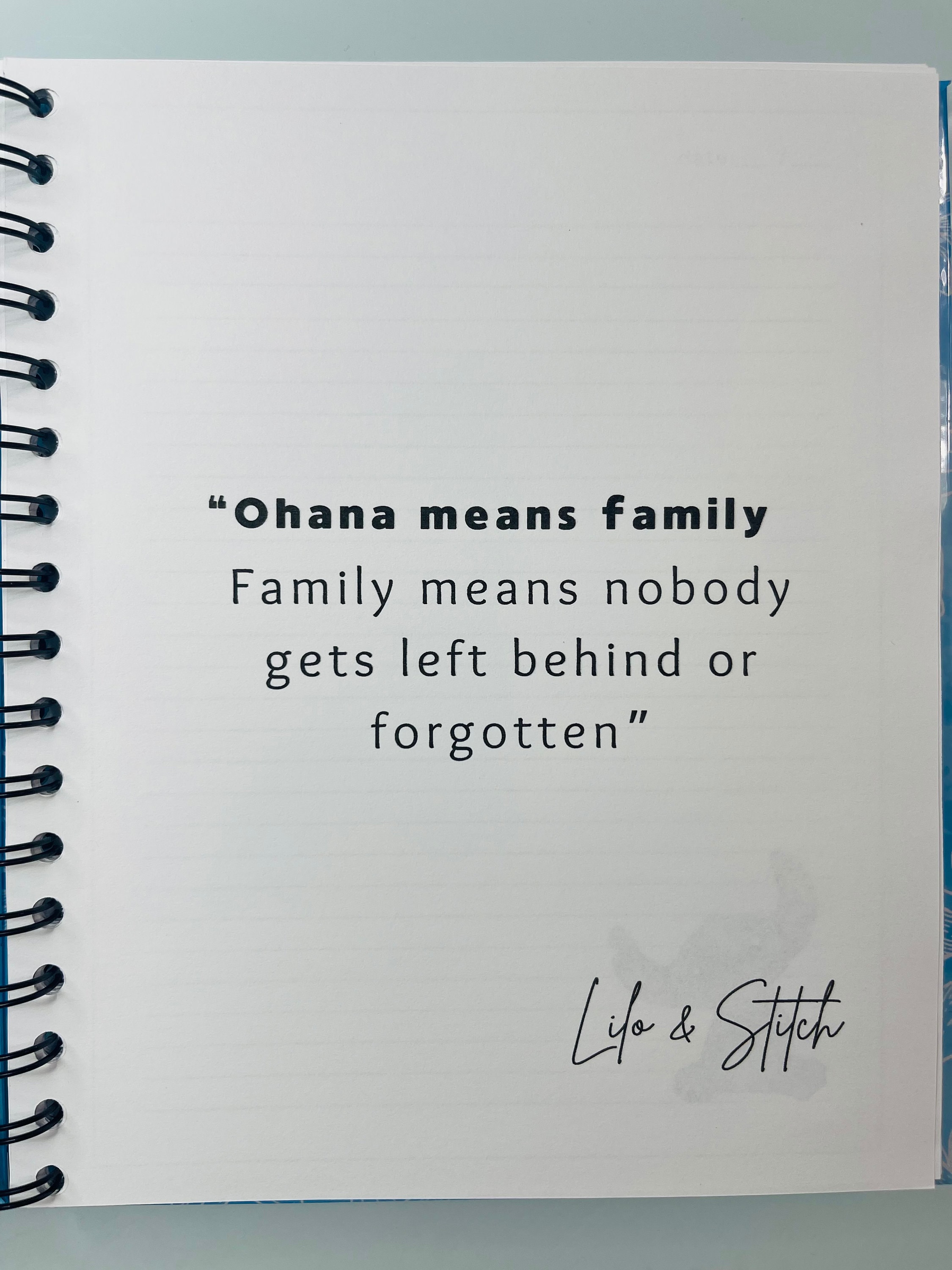 Disney Lilo and Stitch Notebook - Etsy