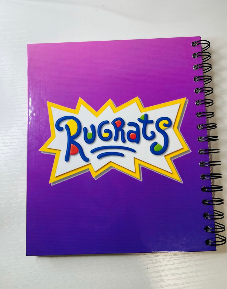 Hardcover Notebook Nickelodeon, Vintage Rugrats Spiral Notebook - Etsy