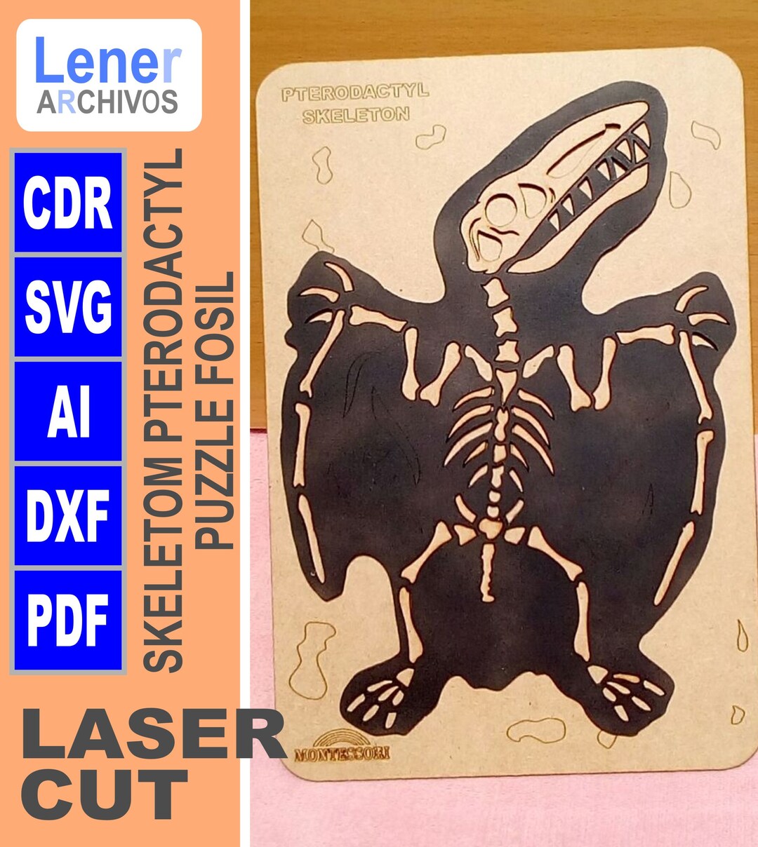 Puzzle, Dinosaur, Laser Cut File, Puzzle, Vector, Laser Cut, Vector ...