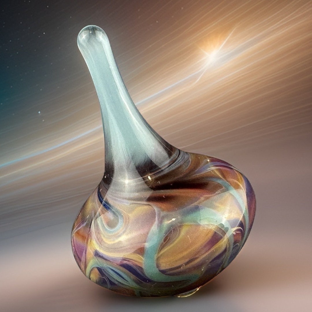 Incredible Glass Spinning Top. Each One is Unique. One of a Kind ...
