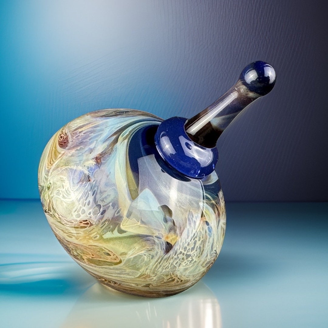 Large Marble Handmade Glass Spinning Top. Each One is Unique. Glass Art ...