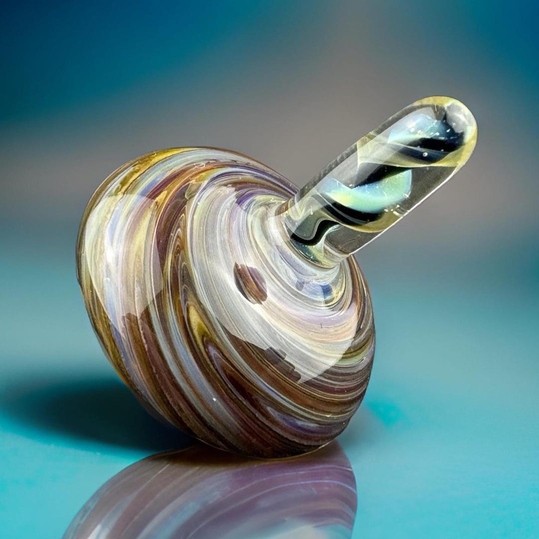 Helix Swirl Glass Spinning Top. B-stock. Each One is Unique ...