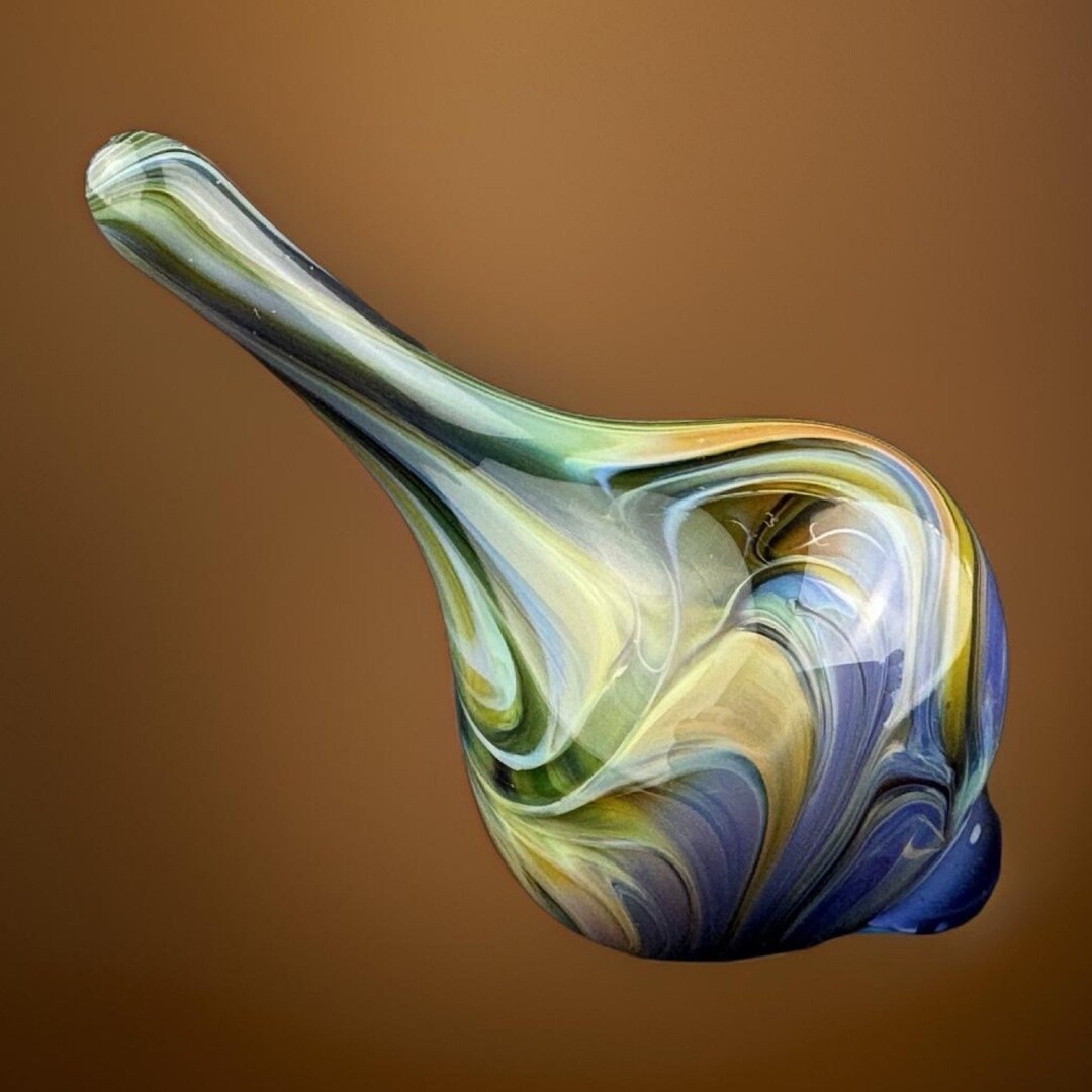 Marbled Madness Glass Spinning Top. Each One is Unique. One of a Kind ...