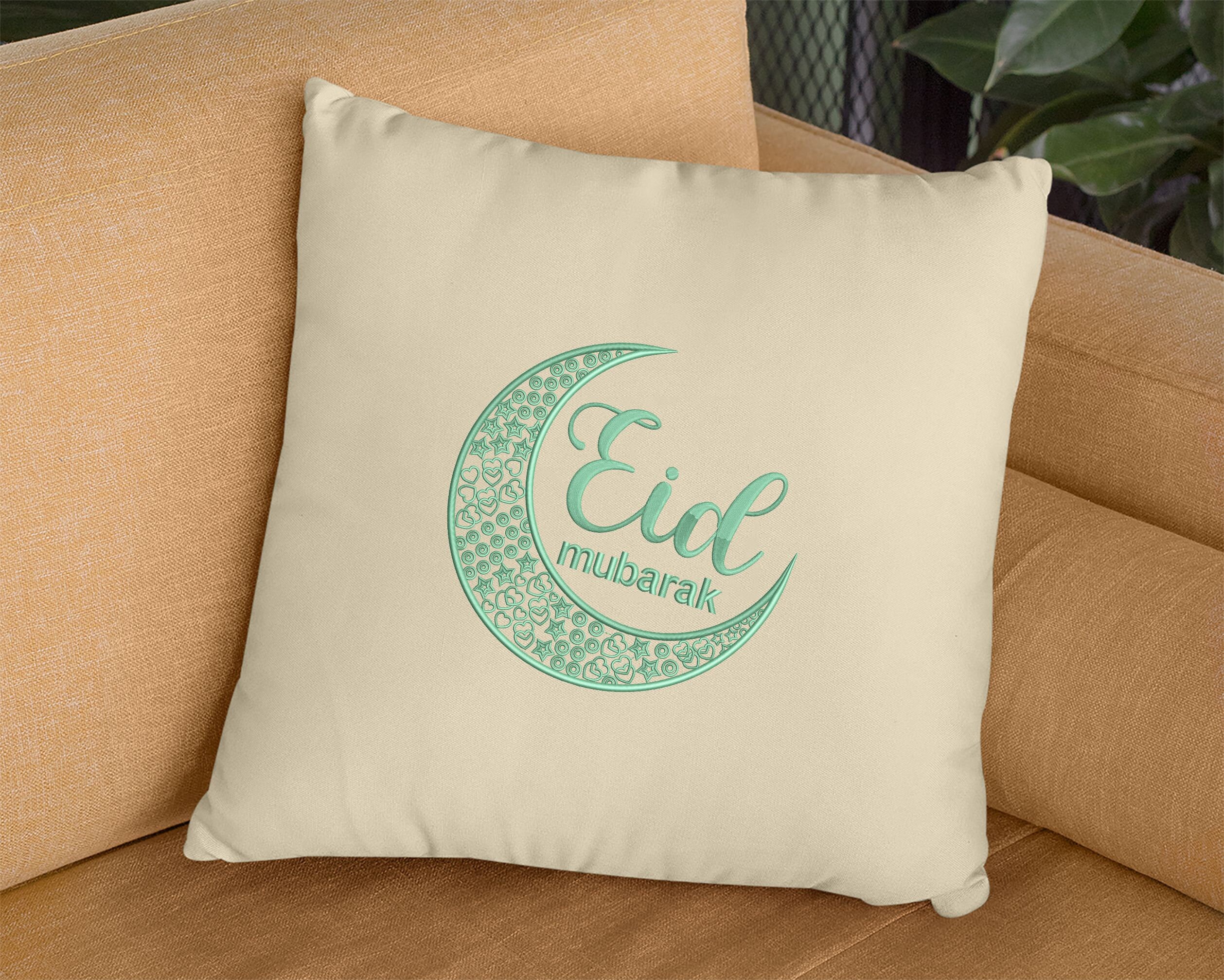 Eid Mubarak Arabic Embroidery, Islamic Machine Embroidery Digital ...