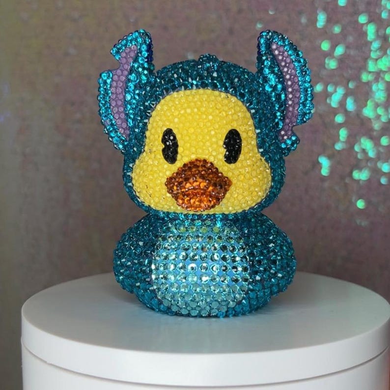 Blinged Stitch Rubber Duck - Etsy