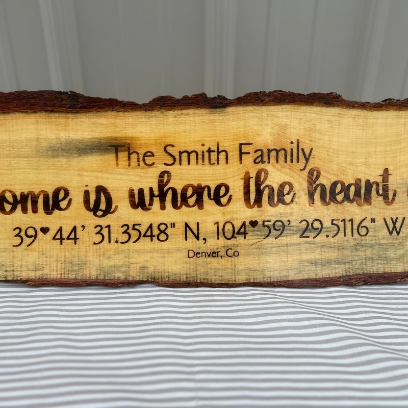 Wood Burned Sign - Etsy