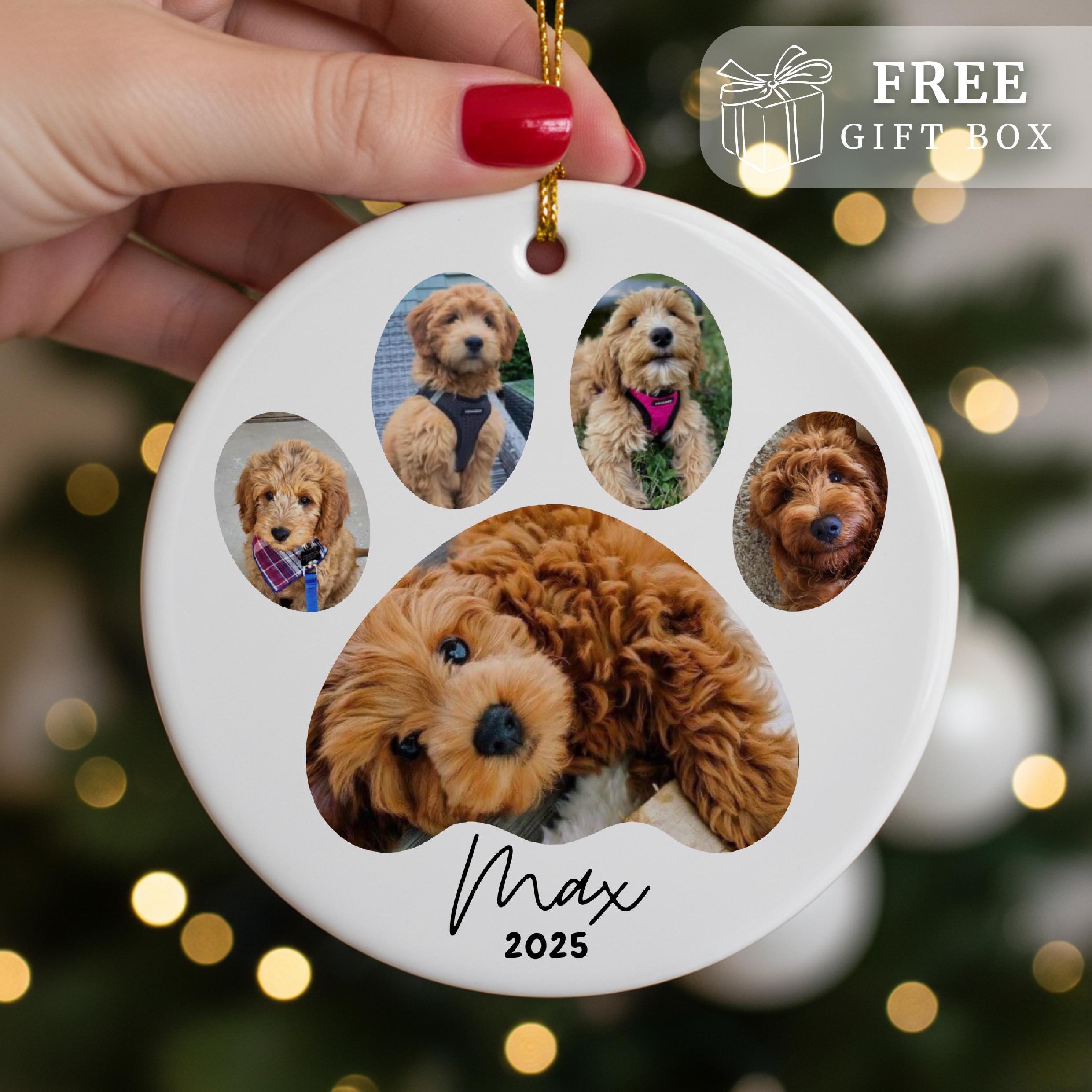 Personalized Photo Ornament Custom Goldendoodle Ornament Golden Doodle ...