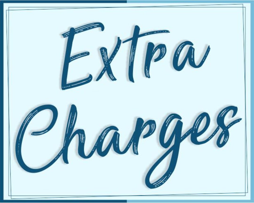 Extra Shipping Charges - Etsy