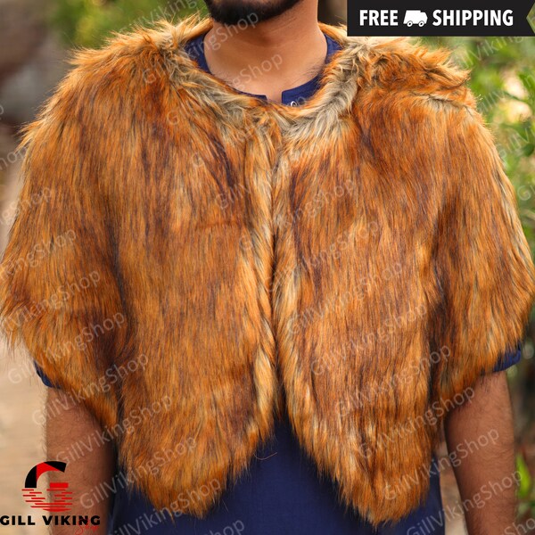 Viking Fur Mantle - Etsy