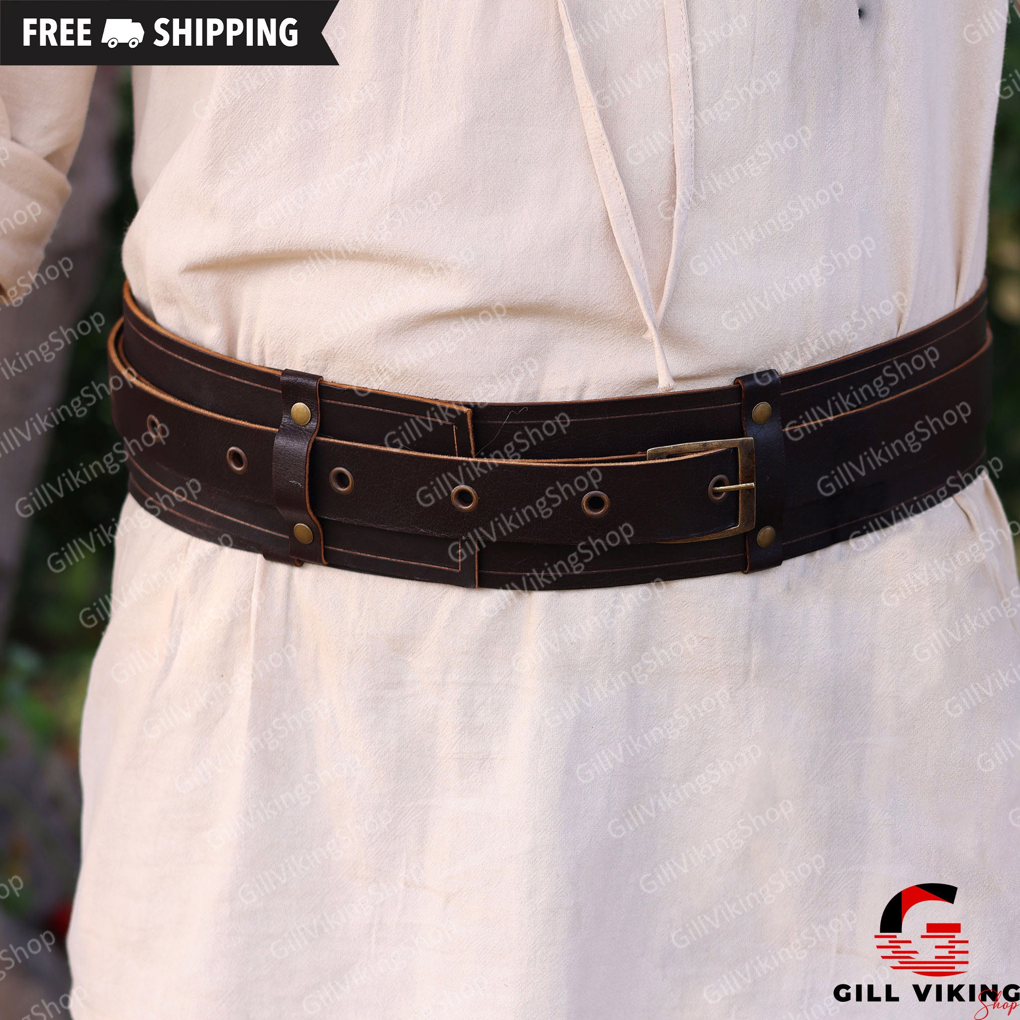 Ren Faire Viking Larp Belt, Medieval Steampunk Pirate Belt, Renaissance ...