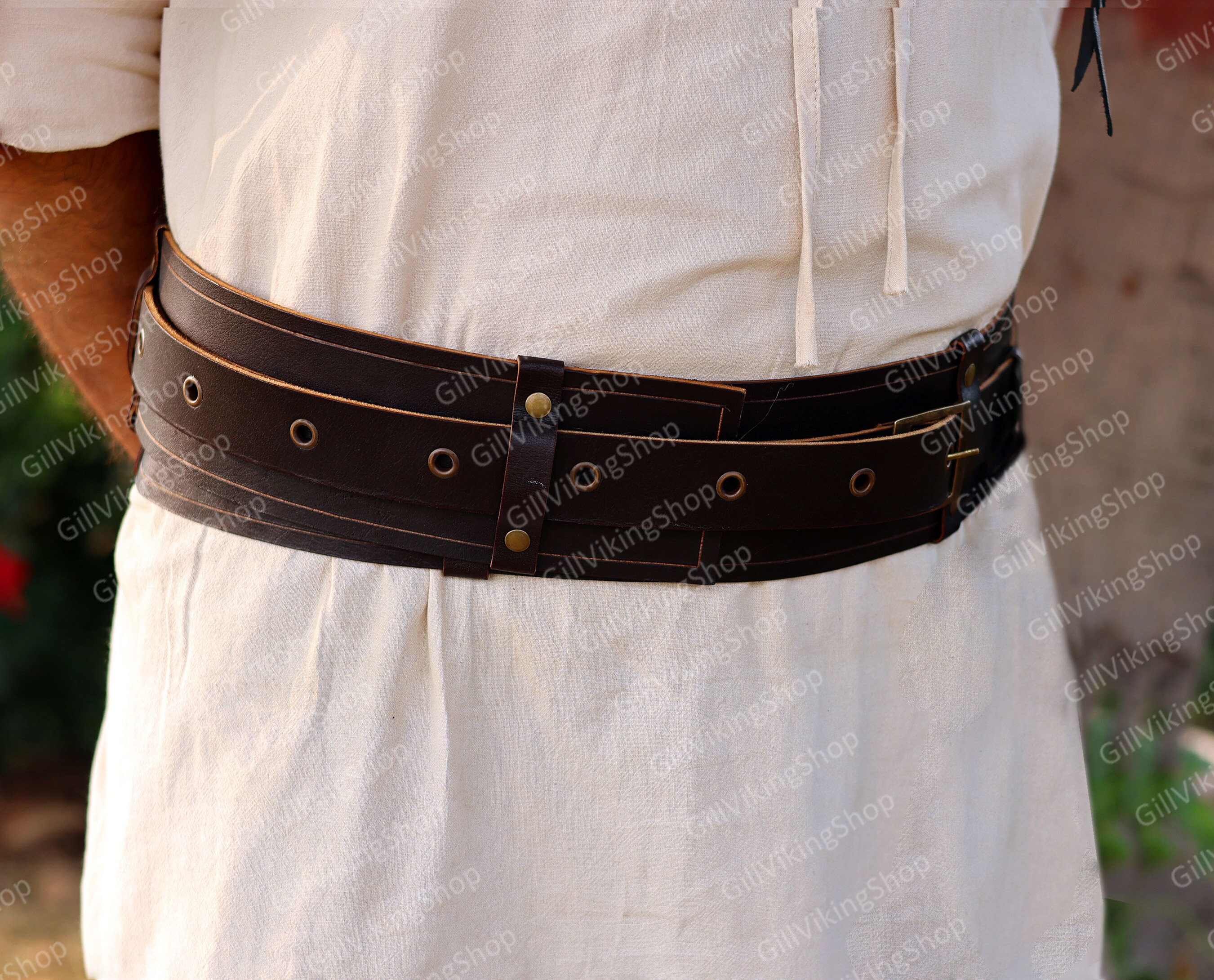 Ren Faire Viking Larp Belt, Medieval Steampunk Pirate Belt, Renaissance ...
