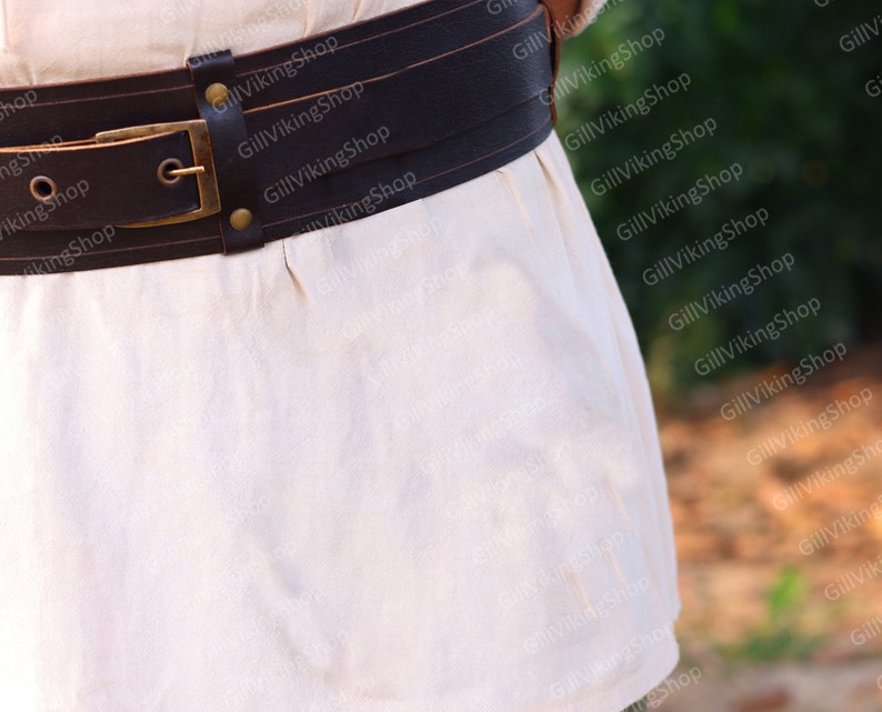 Ren Faire Viking Larp Belt, Medieval Steampunk Pirate Belt, Renaissance ...