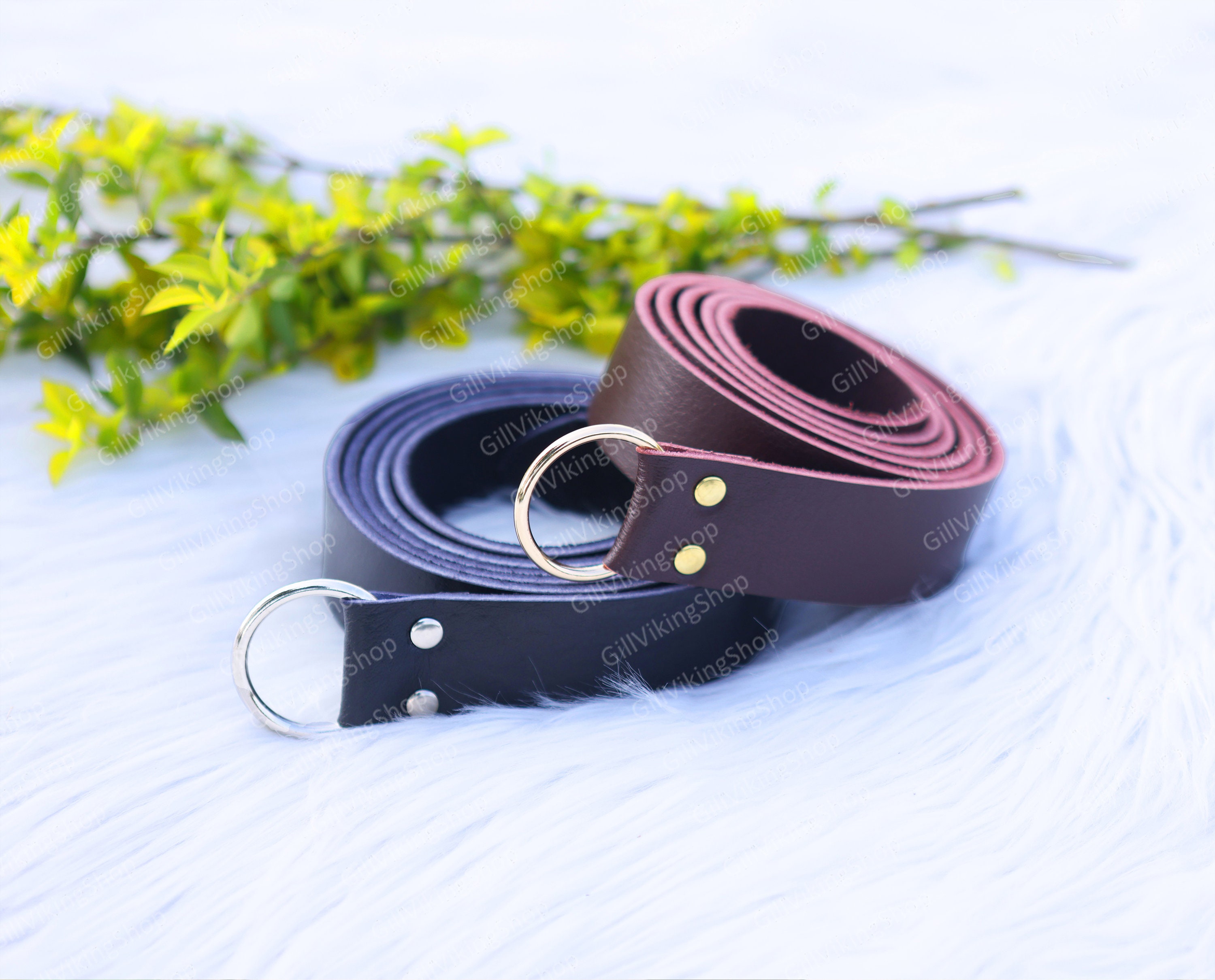 Medieval Leather Belt, Renaissance Cosplay LARP Belt, Viking Gothic ...