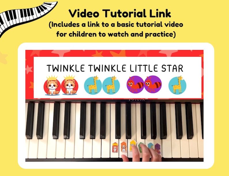 Twinkle Twinkle Little Star, Easy Piano, Sheet Music, Digital Download ...