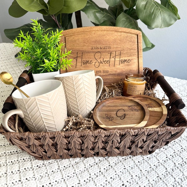 Housewarming Gift Basket New Home Gift for Couple Unique Gift Realtor ...