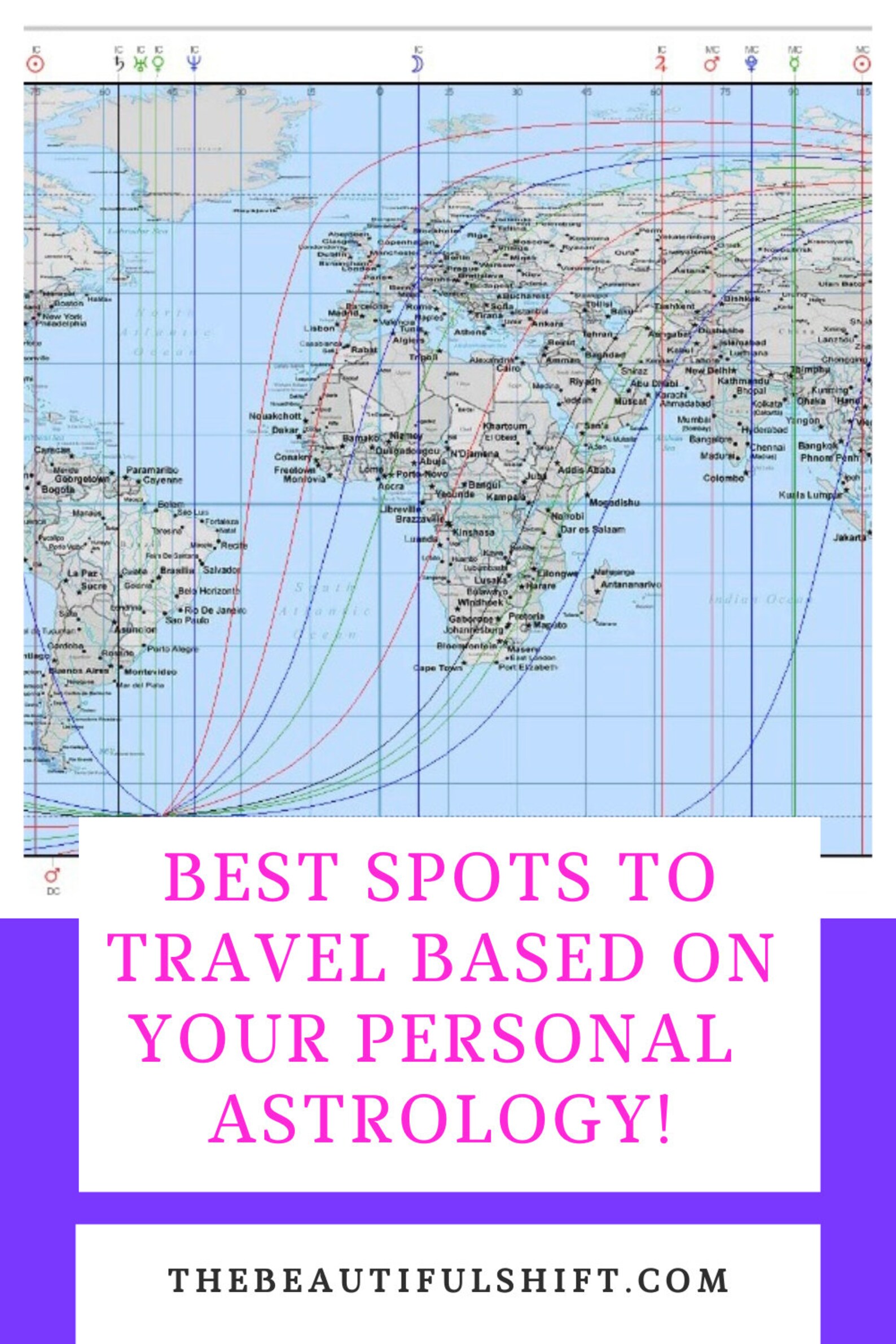 Astrocartography Chart-customized 50+ Page PDF Emailed - Etsy