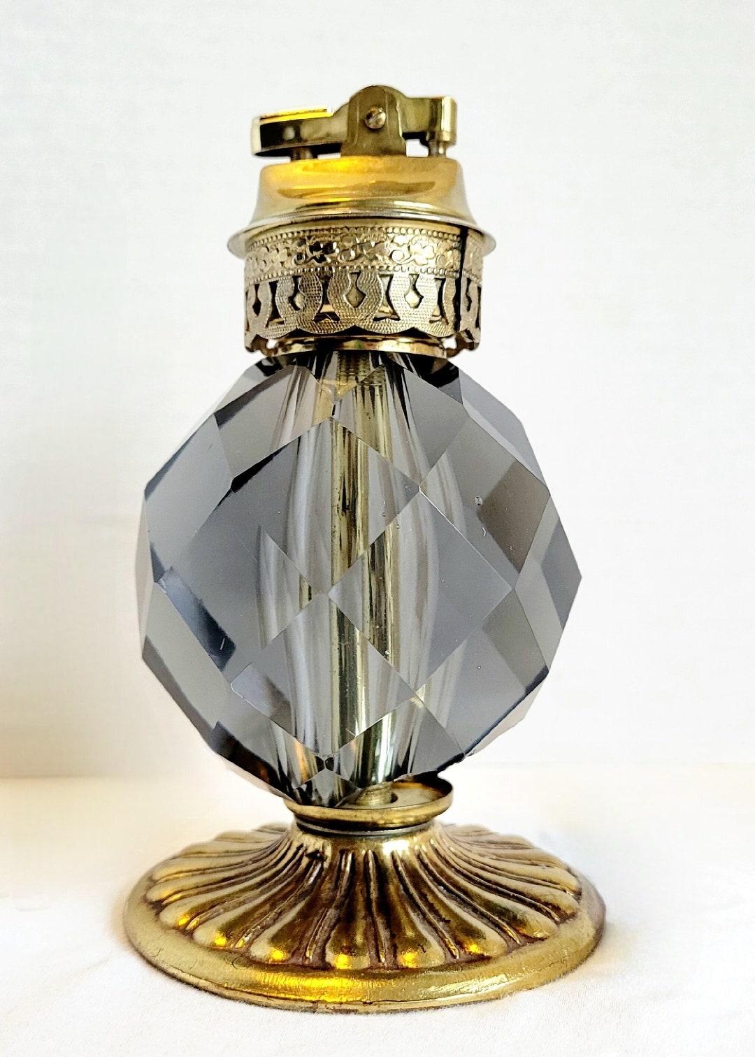 Vintage Brass Cigarette Cigar Table Lighter - Etsy