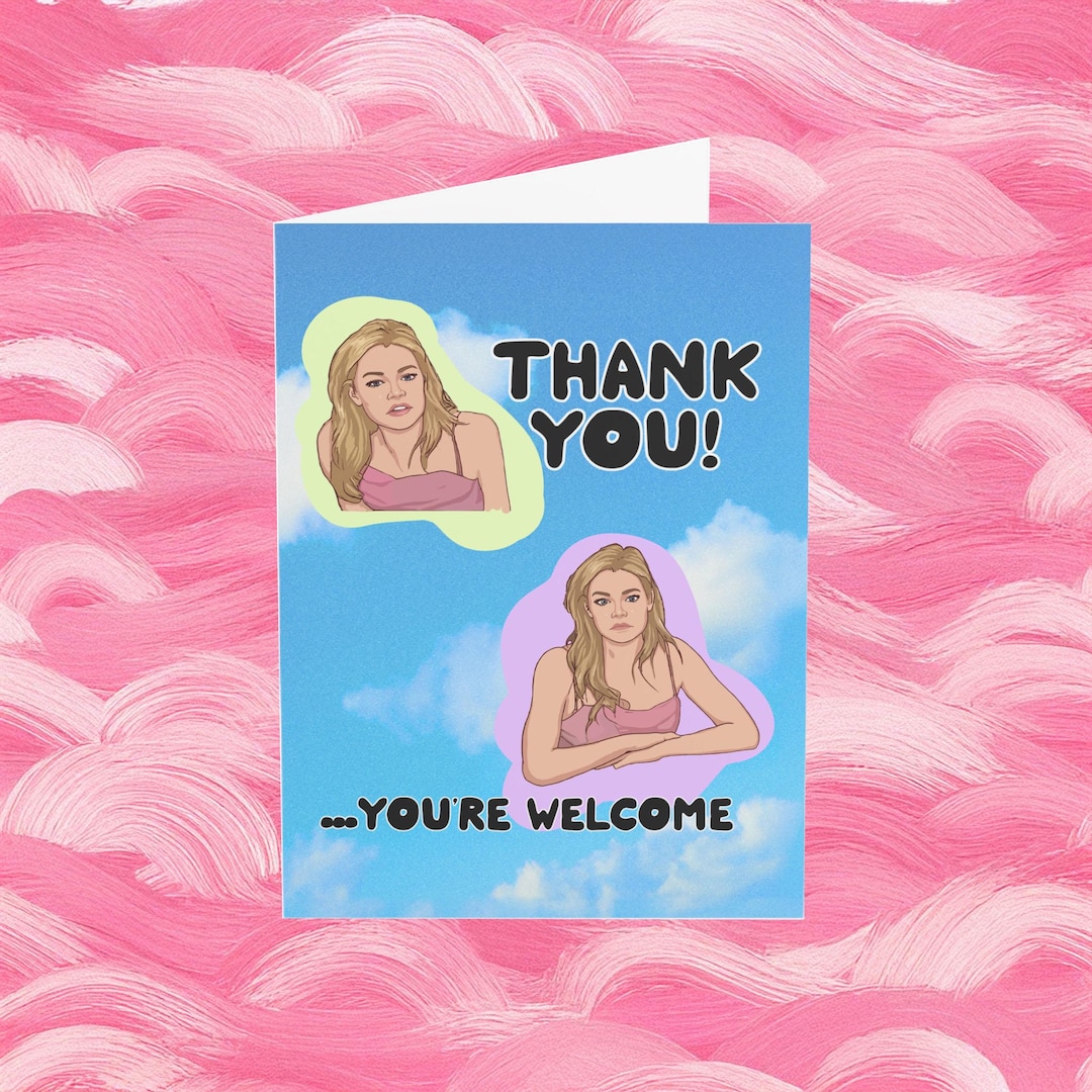 Denise Thank You. You're Welcome! Card - Etsy