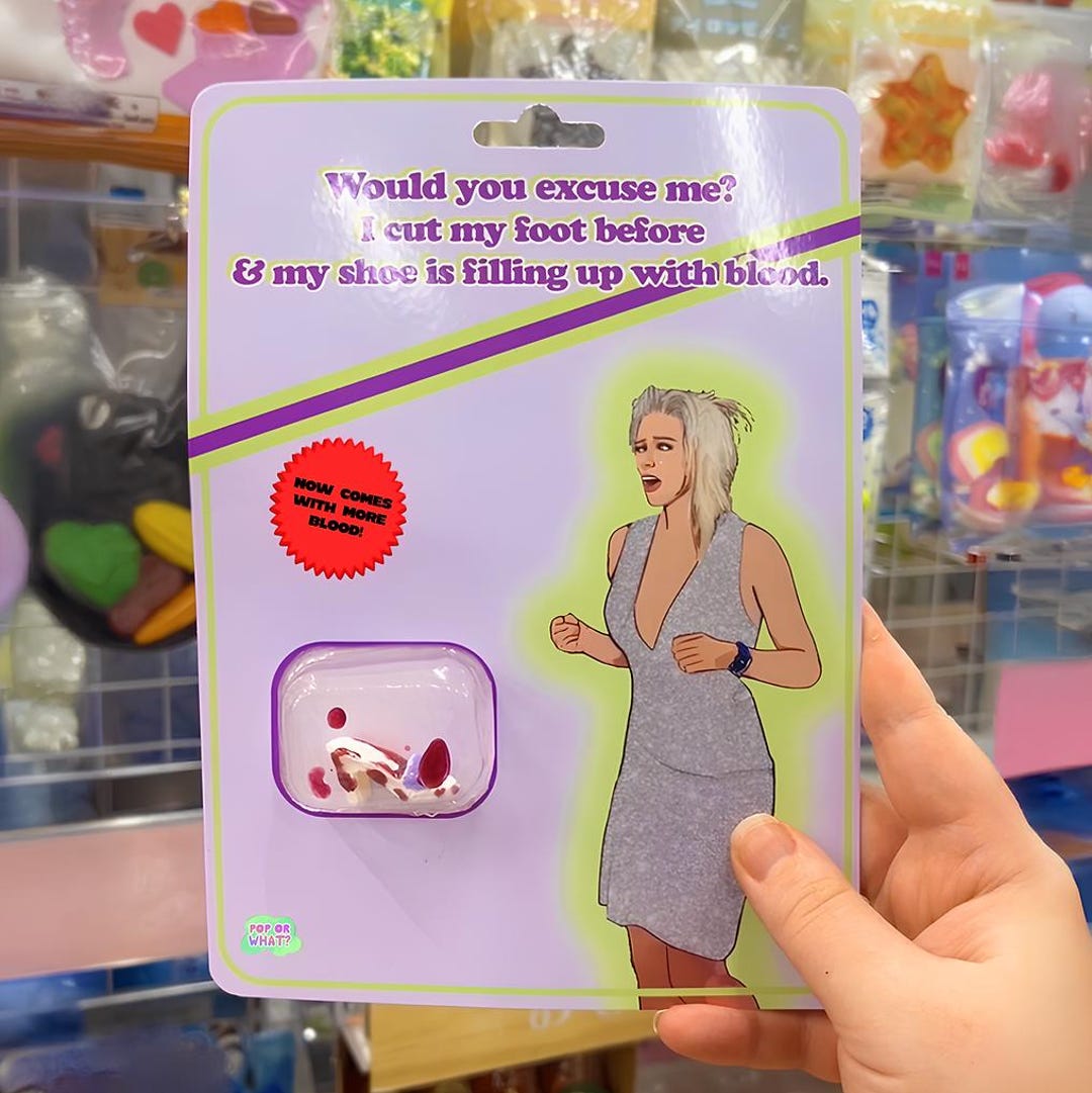 Shoe With Blood Toy Romy & Michele Funny Miniature - Etsy