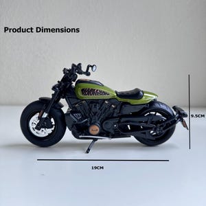1:12 Harley Sportster S Grey Diecast Motorcycle Model Alloy Model Bike ...