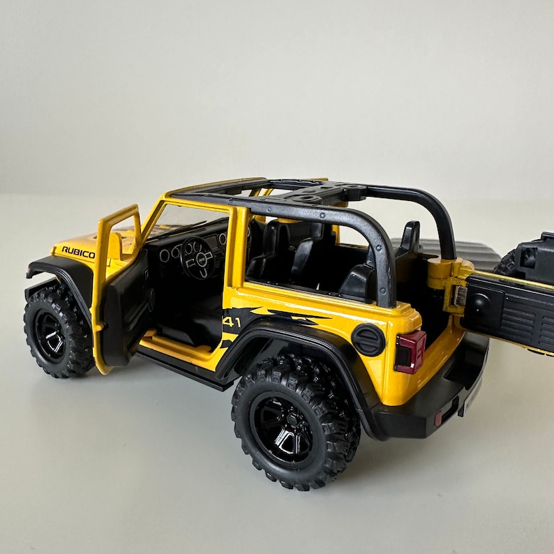 1:32 Jeep Wrangler Rubicon Off-road Alloy Model Car - Alloy Diecasts ...