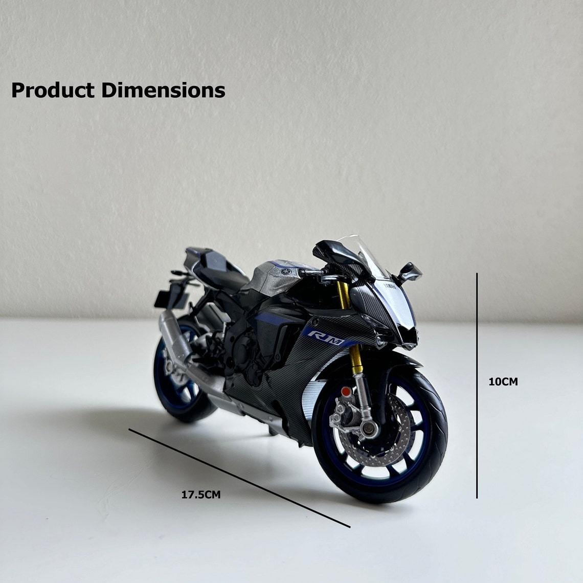 Yamaha YZF-R1M Diecast Motorcycle Model Alloy Model Bike Alloy Diecasts ...
