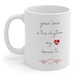 Love Message Mug, Valentine's Day Gift, Birthday Present, Anniversary ...