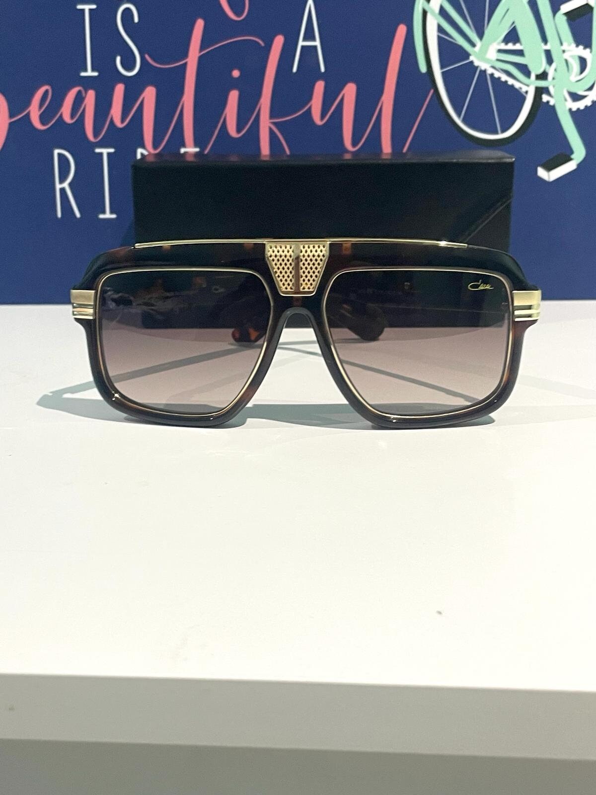 Cazal Sunglasses Eyeglasses Frame, Vintage Mod 678 Black & Gold Frame ...