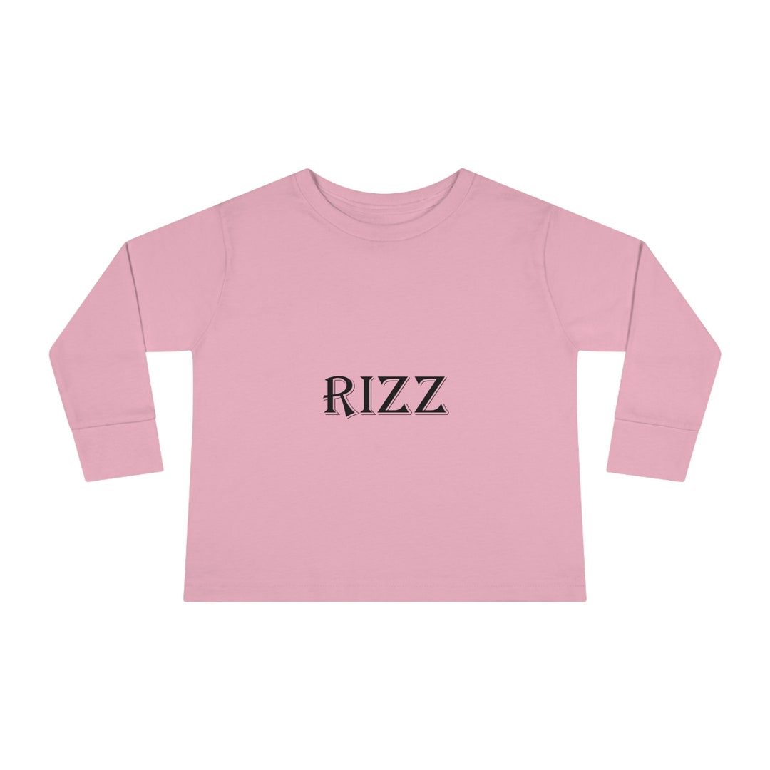 Rizz IYKYK Font: Algerian Toddler Long Sleeve Tee - Etsy