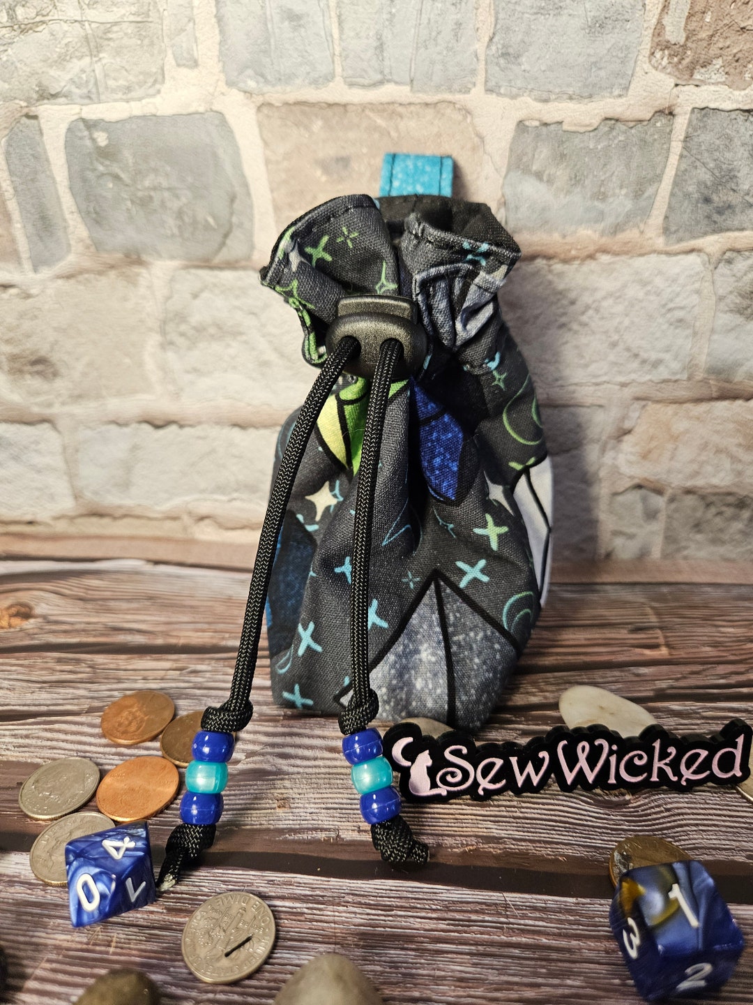 Dnd Dice Keychain Pouch, Mini Dice Bag, Gaming Accessories, Dnd Gifts ...