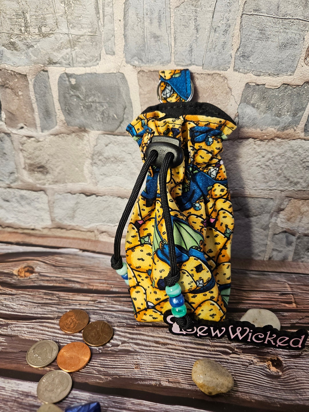 Dnd Dragon Keychain Pouch, Mini Dice Bag, Gaming Accessories, Dnd Gifts ...