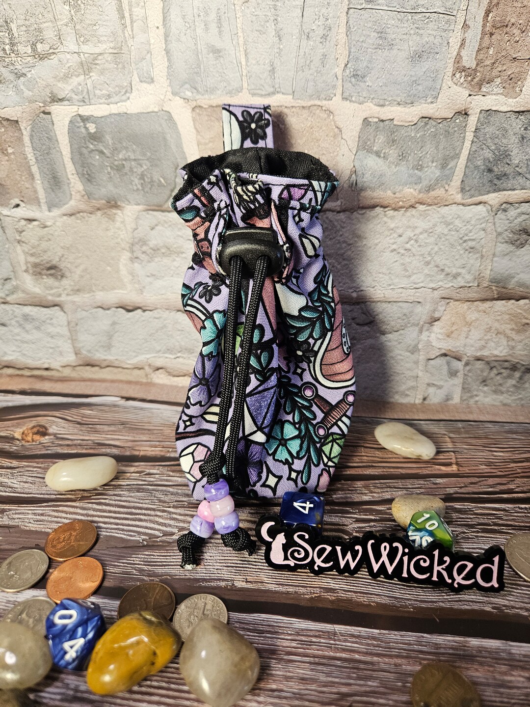 Dnd Keychain Pouch, Mini Dice Bag, Gaming Accessories, Dnd Gifts for Dm ...