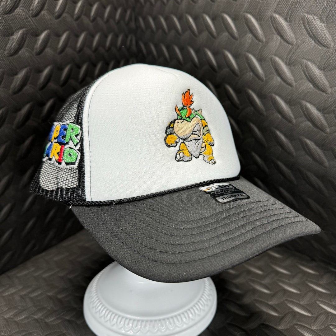 Super Mario Baby Bowser Custom Embroidery Trucker Hat - Etsy