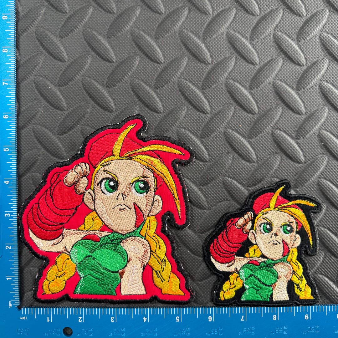 Custom Street Cammy Anime Cartoon Fighter Embroidered Iron on Patch - Etsy