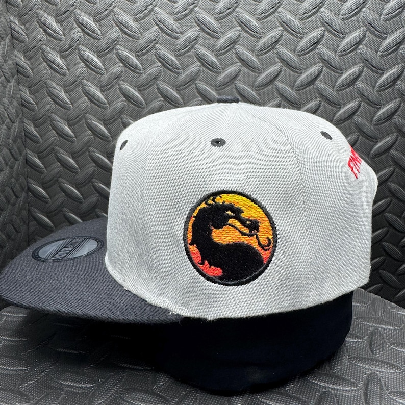 Mortal Kombat Custom MK Kintaro Kombat Embroidered Snapback Hat “finish ...