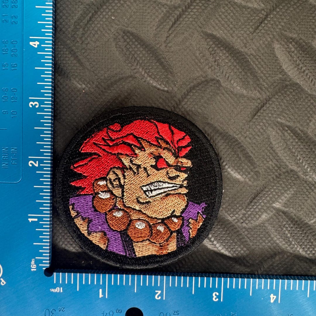 Goki Toon Fighter Anime Embroidered Patch - Etsy