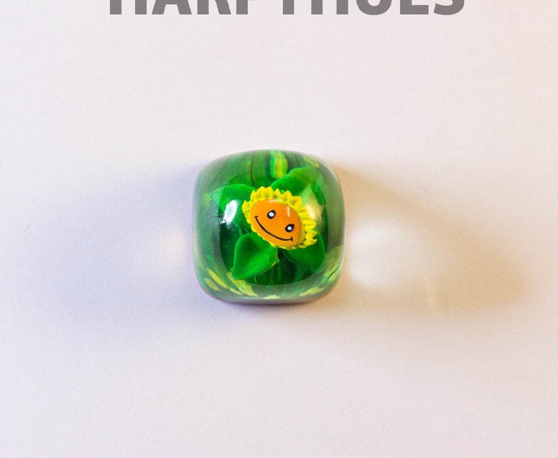Sunflower Keycap, Epoxy Resin Keycaps, Plants Vs Zombies Artisan Keycap ...