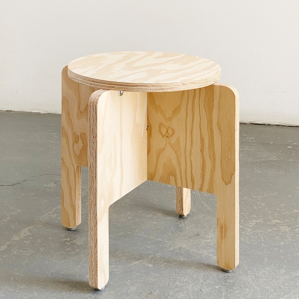 Plywood Stool - Etsy