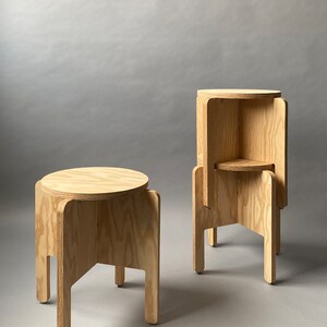 Plywood Stacking Stool - Etsy