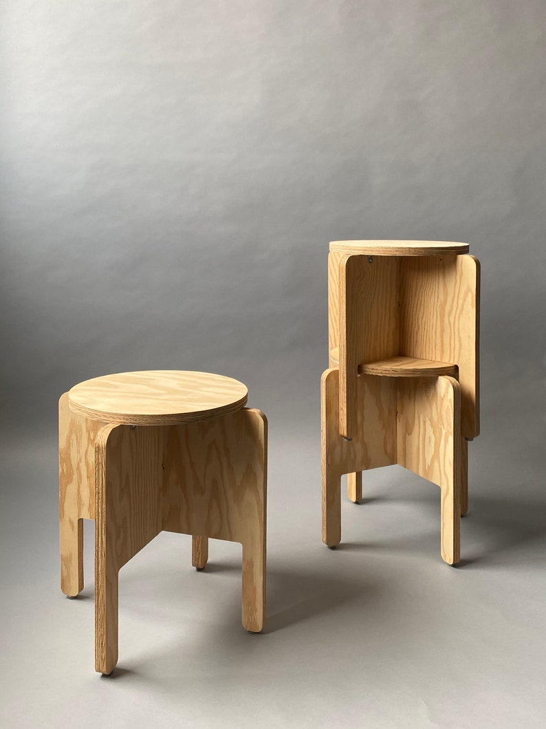 Plywood Stacking Stool - Etsy