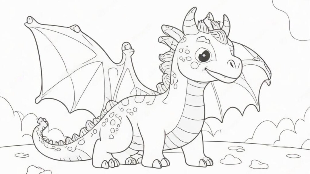 Dragons' Dreamworld Coloring Book - 90+ Pages With Reseller Rights - Etsy