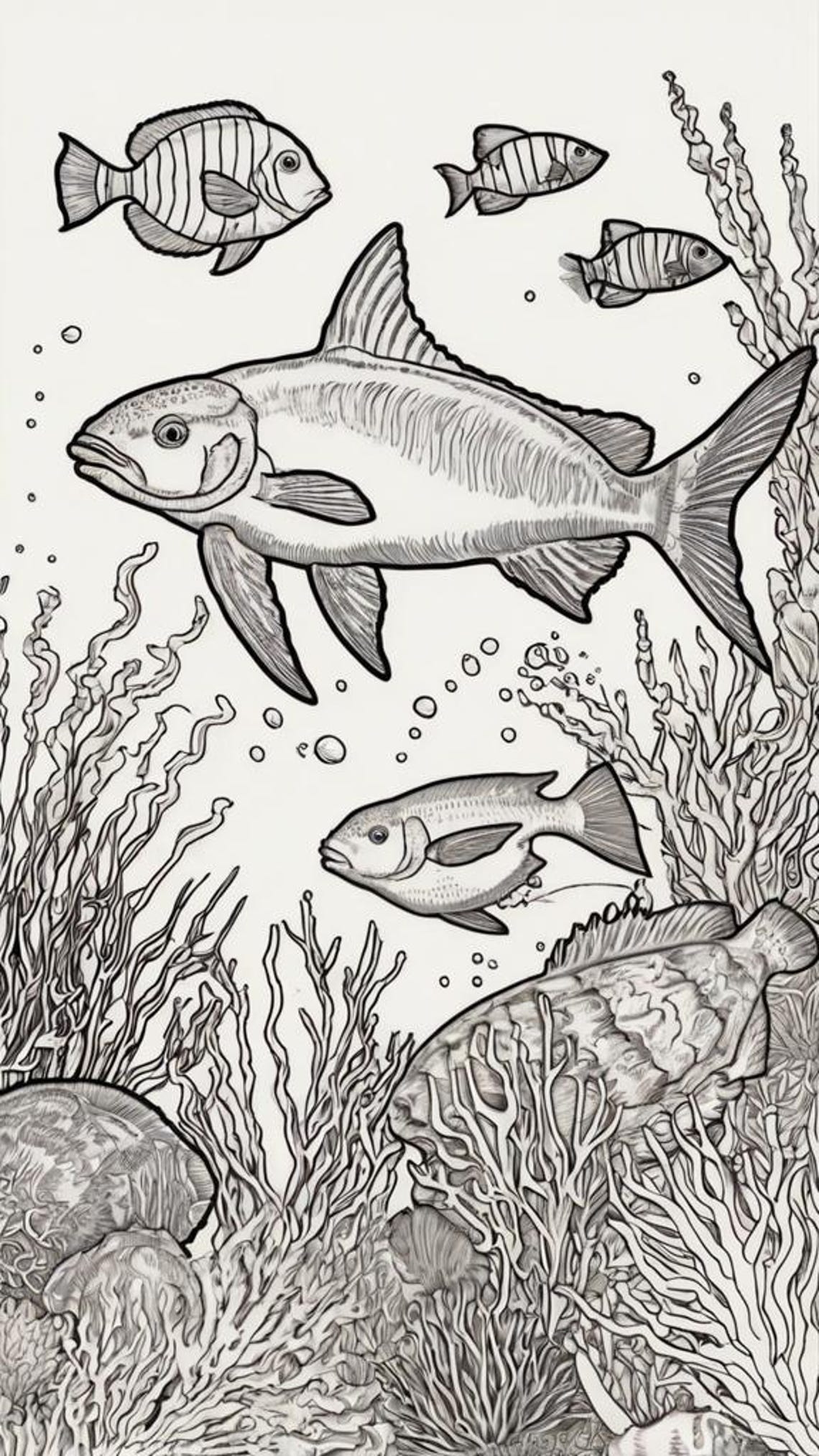 Animal Kingdom: 40+ Enchanting Coloring Pages for All Ages - Including ...