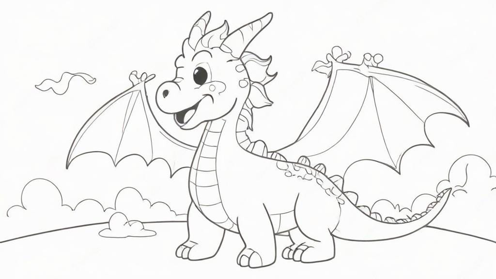 Dragons' Dreamworld Coloring Book - 90+ Pages With Reseller Rights - Etsy